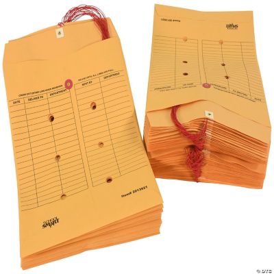 School Smart Interoffice Envelopes, 10 x 13 Inches, Pack of 100 ...