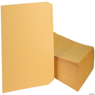 School Smart Grip Seal Envelopes, 10 x 13 Inches, Kraft, Pack of 100