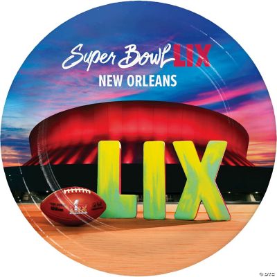 7" NFL® Super Bowl 2025 Disposable Paper Dessert Plates - 8 Ct ...