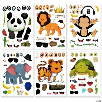 Wrapables Make Your Own Sticker Sheets, Diy Make A Face Stickers (24 ...
