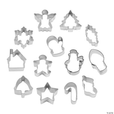 Mini Christmas 13 Piece Cookie Cutter Set | Oriental Trading