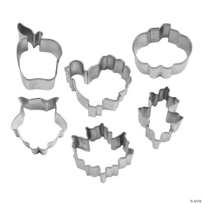 Mini Thanksgiving 6 Piece Cookie Cutter Set | Oriental Trading