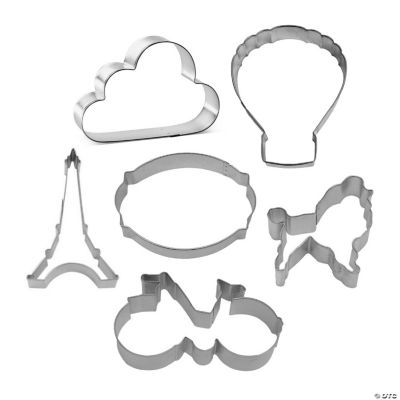 Paris 6 Piece Cookie Cutter Set