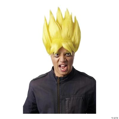 Anime Warrior Adult Yellow Costume Wig | Oriental Trading