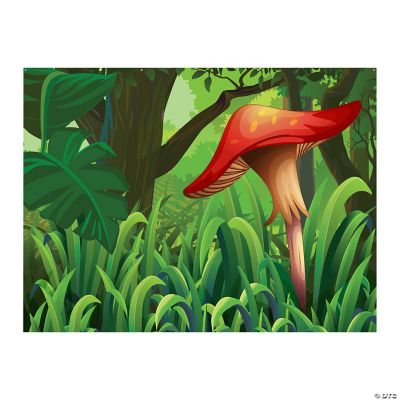 8 ft. x 6 ft. Zoom In VBS Forest Polyester Backdrop Banner - Discontinued