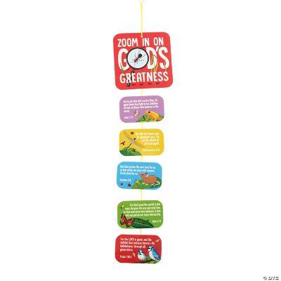 2 3/4" x 11 1/2" Zoom In VBS Verse a Day Craft Kit - Makes 12 ...