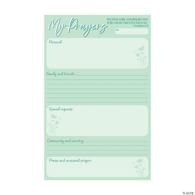 5 1/2" x 8 1/2" Religious Notes Prayer Notepads - 12 Pc. | Oriental Trading