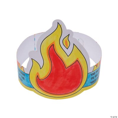 22 1/2" x 6" Color Your Own Great North VBS Holy Spirit Crowns Craft ...