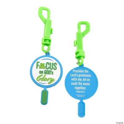 Zoom In VBS Magnifying Glass Backpack Clip Keychains - 12 Pc ...