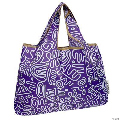 Wrapables Large Nylon Reusable Shopping Bag, Swiggle | Oriental Trading