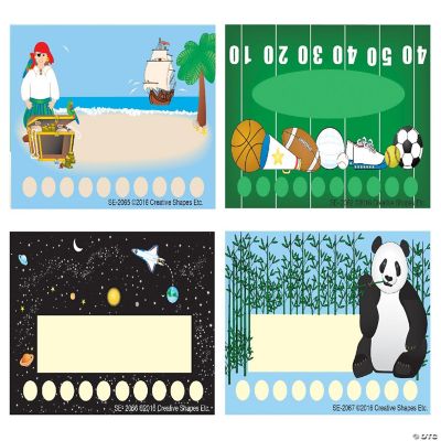 Creative Shapes Etc. - Incentive Punch Cards - Classroom Punch Card Set ...