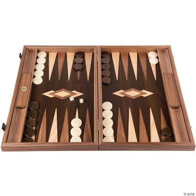 WE Games Luxury Walnut Tree-Trunk Backgammon Set - 19 inches ...