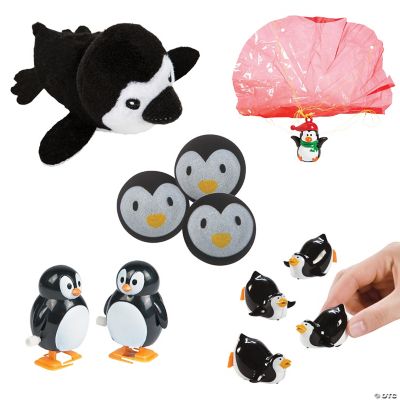 Bulk 60 Pc. Penguin Handout & Toys Assortment Kit | Oriental Trading