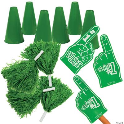 Green #1 Fan Go Team Spirit Cheer Assortment Kit - 36 Pc. | Oriental ...
