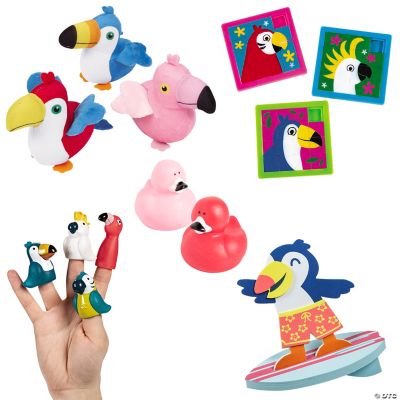 Bulk 72 Pc. Tropical Bird Novelty Toy & Handout Assortment Kit ...