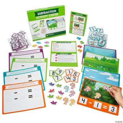 Kindergarten Math Subtraction Skills Educational Activity Classroom ...
