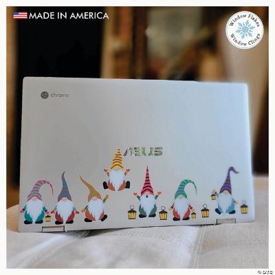 Window Flakes Christmas Window Laptop Stickers, Color Nordic Elf ...