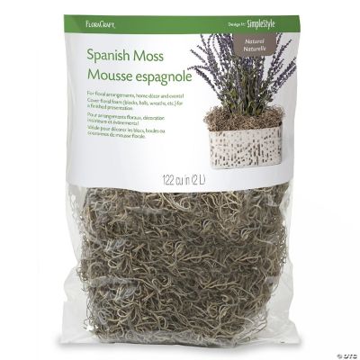 FloraCraft Spanish Moss 4oz-Natural | Oriental Trading