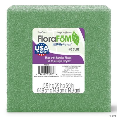 FloraCraft FloraFoM Block-5.9"X5.9"X5.9" | Oriental Trading