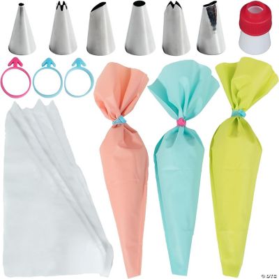 Baketivity Kids Cake and Pastry Piping Bags, Resuable and Disposable ...
