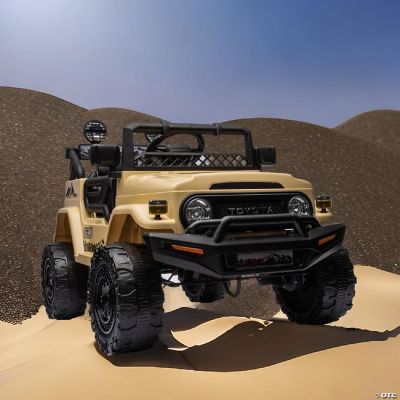 Licensed TOYOTA FJ Cruiser,12V Kids ride on car 2.4G W/Parents Remote ...