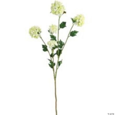 2-Pack: Cream Green Snowball Branch | Oriental Trading