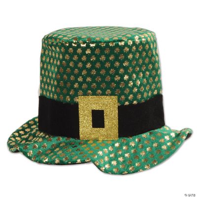 Beistle - Plush Gold Shamrock Hat - 6 Pack | Oriental Trading