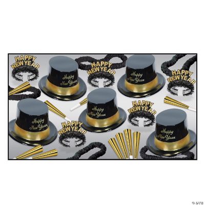 Beistle - Gold Legacy New Year's Eve Assorted for 10 - 1 Pack