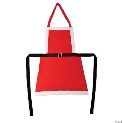 Beistle - Mrs Claus Fabric Novelty Apron - 6 Pack | Oriental Trading