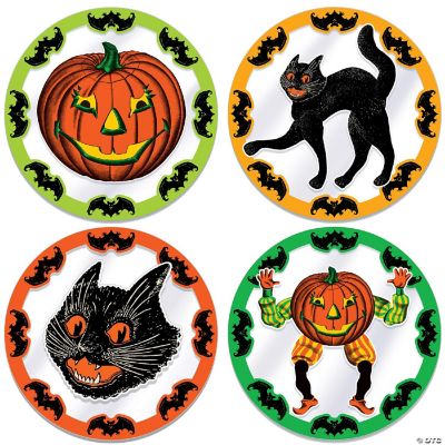 Beistle - Plastic Vintage Halloween Placemats - 12 Pack | Oriental Trading