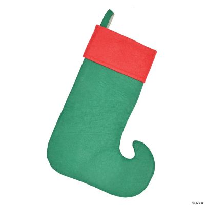 Beistle - Felt Elf Christmas Stocking - 12 Pack | Oriental Trading