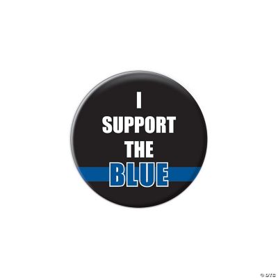 Beistle - I Support The Blue Button - 6 Pack | Oriental Trading
