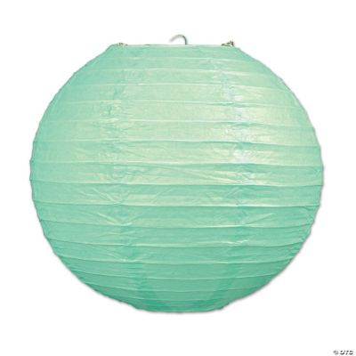 Beistle - Paper Lanterns - Medium Green - 6 Pack