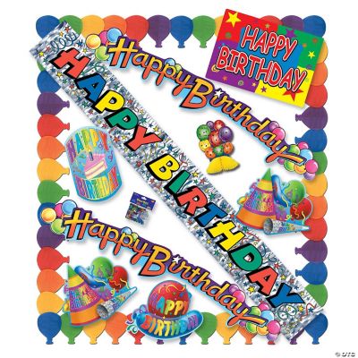 Beistle - Happy Birthday Party Kit - 6 Pack