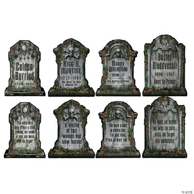 Beistle - Tombstone Cutouts - 12 Pack | Oriental Trading