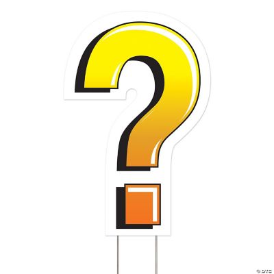 Beistle - Plastic "Question Mark" Yard Sign - 3 Pack | Oriental Trading