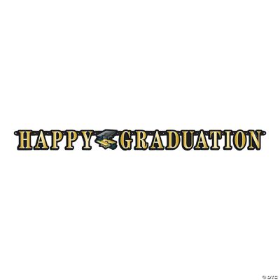 Beistle - Happy Graduation Streamer - 12 Pack | Oriental Trading