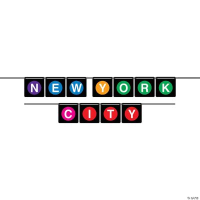 Beistle - New York City Streamer - 12 Pack | Oriental Trading