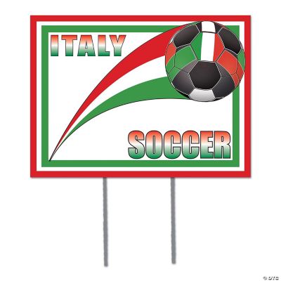 Beistle - Plastic Yard Sign - Italy - 6 Pack | Oriental Trading