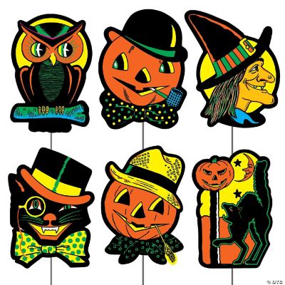 Beistle - Plastic Halloween Yard Signs - 12Â¾" x 10" - 6 Pack ...