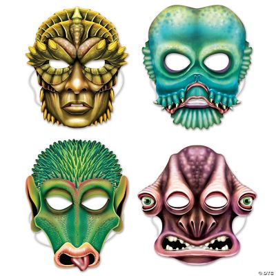 Beistle - Alien Masks - 12 Pack | Oriental Trading