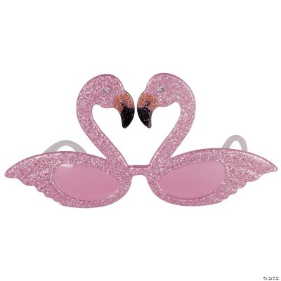 Beistle - Glittered Flamingo Fanci-Frames - 6 Pack | Oriental Trading