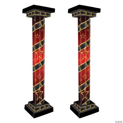 Beistle - Red Carpet 3-D Tall Column Props - 1 Pack | Oriental Trading