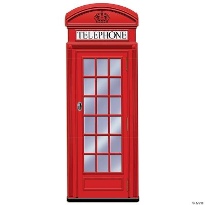 Beistle - Phone Box Stand-Up - 4 Pack | Oriental Trading