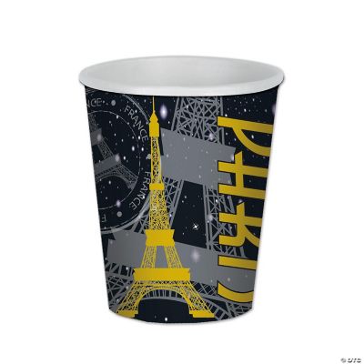 Beistle - Paris Beverage Cups - 12 Pack | Oriental Trading