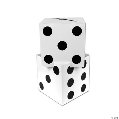Beistle - 3-D Dice Stacking Centerpiece - 12 Pack | Oriental Trading