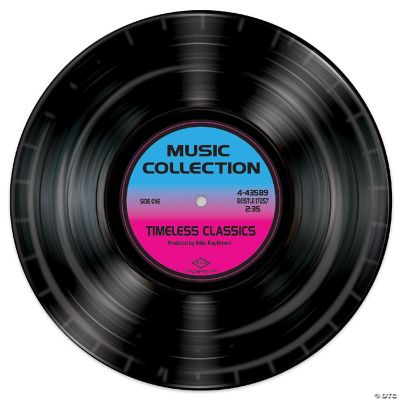 Beistle - Record Plates - 12 Pack | Oriental Trading