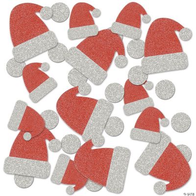Beistle - Santa Hat Deluxe Sparkle Confetti - 12 Pack | Oriental Trading