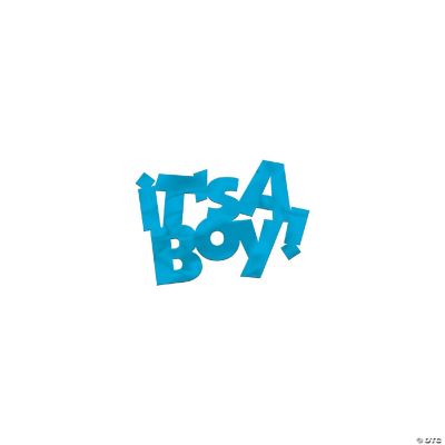 Beistle - Jumbo It's A Boy! Fanci-Fetti - 12 Pack | Oriental Trading