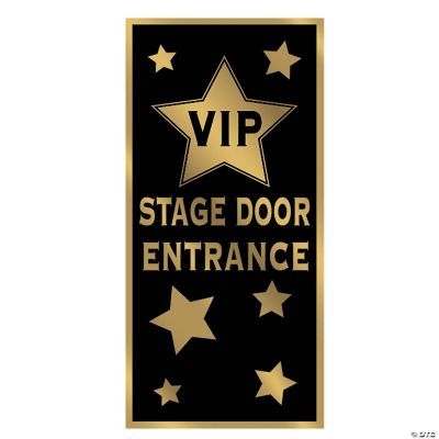 Beistle - VIP Stage Door Entrance Door Cover - 12 Pack | Oriental Trading